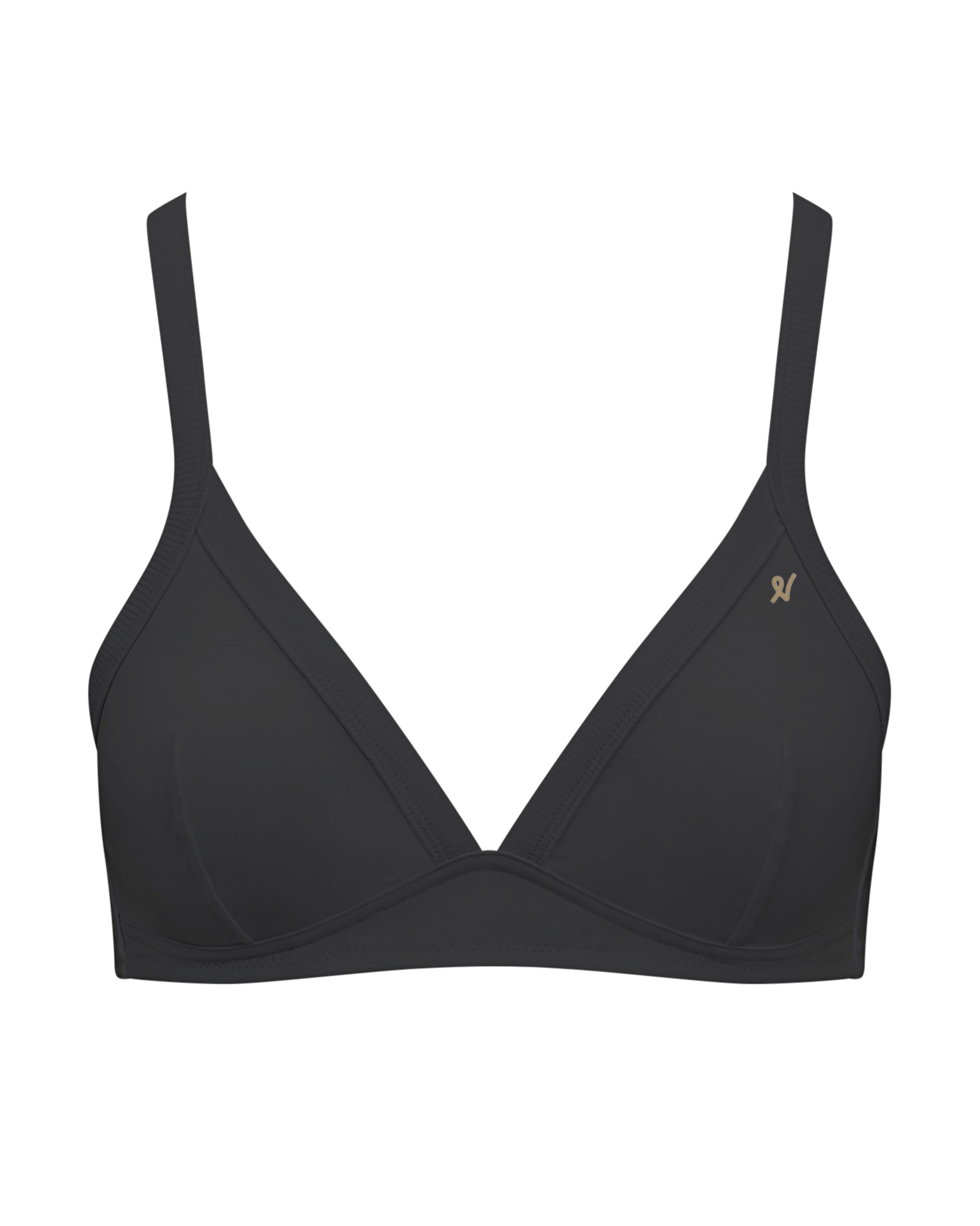Easy Does It Bralette Black Organic Cotton Bralette Nudea Underwear