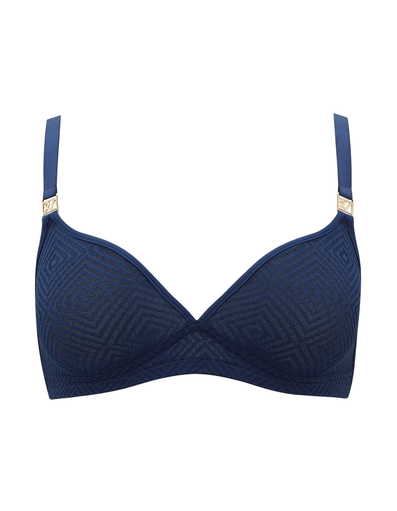 The Easy Does It Bralette | Navy Bralettes | Lace Bralettes | Nudea ...