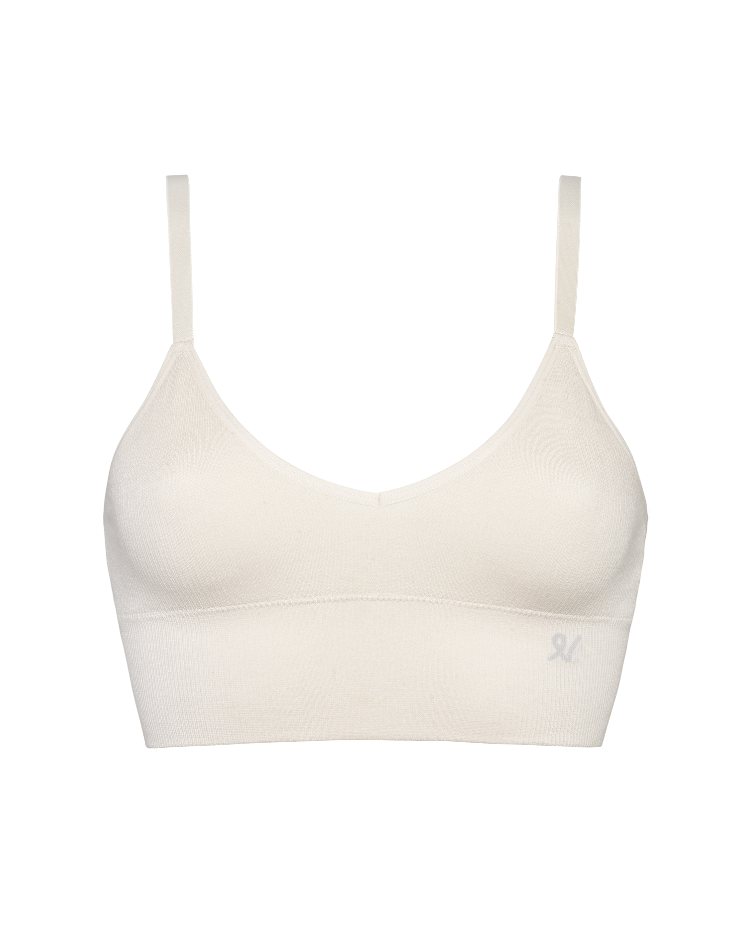 Tencel Seamless Bralette | Super Soft White Bralette | Nudea