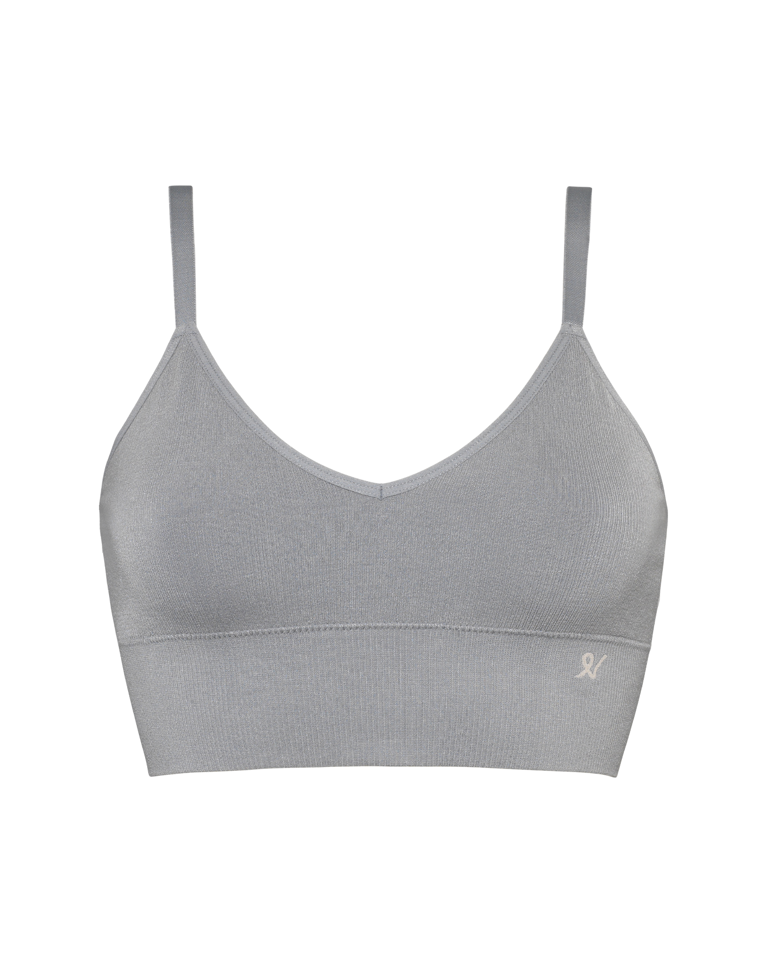 Tencel Seamless Bralette | Super Soft Grey Bralette | Nudea