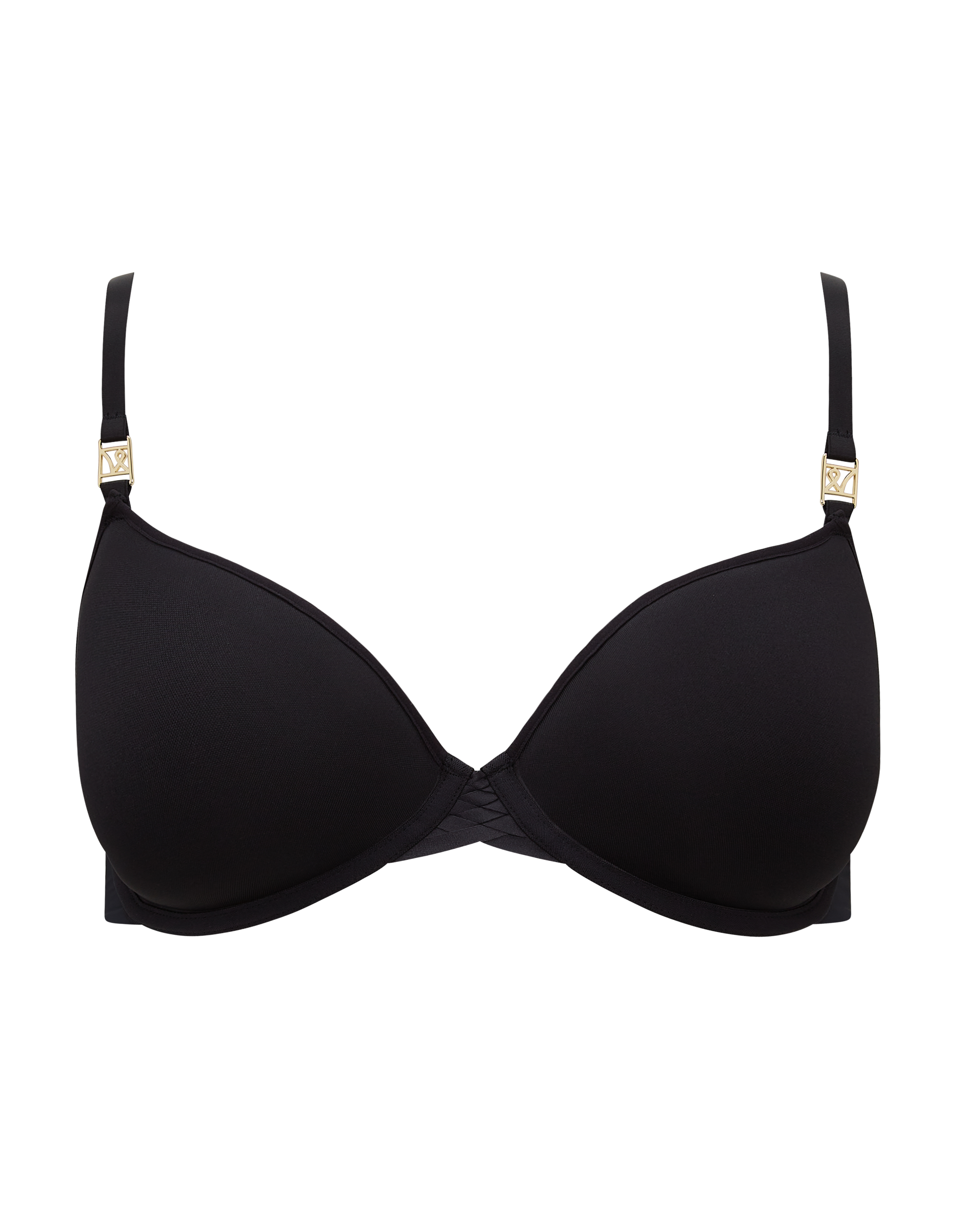 The Go To T-Shirt Bra Black | Black Wired Bra | Nudea